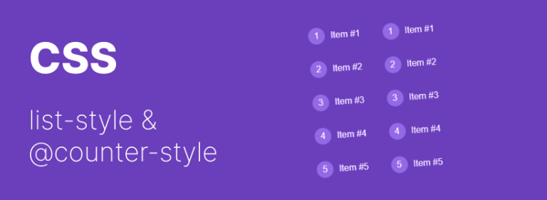 How To Customize List Style For Each Item With CSS