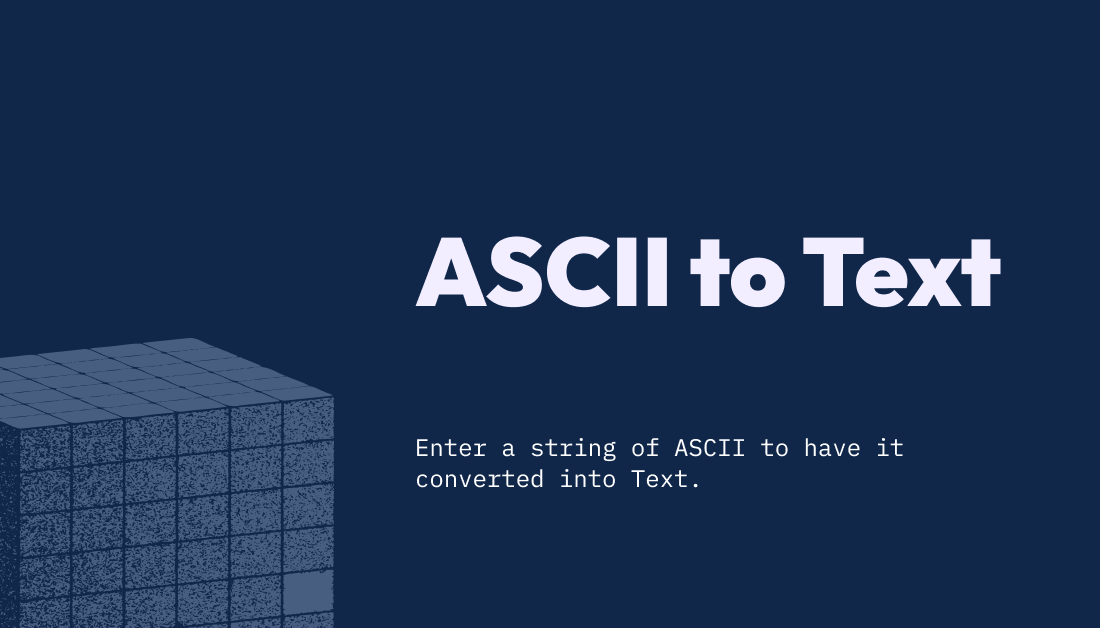 ASCII to Text - Online Converter - Stack Diary